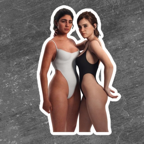 Betroca Design Sexy Ellie Dina In Swimsuit Bubblefree Stickers Customizable Poshmark